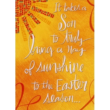 Designer Greetings Die Cut Egg Wearing Tie: Son Easter Card - Walmart.com