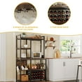 DWVO 5 Tier Coffee Bar Station, 35.5" Freestanding Kitchen Bakers Rack ...