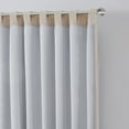 My Texas House Hayden Solid Blackout Back Tab Single Curtain Panel with ...