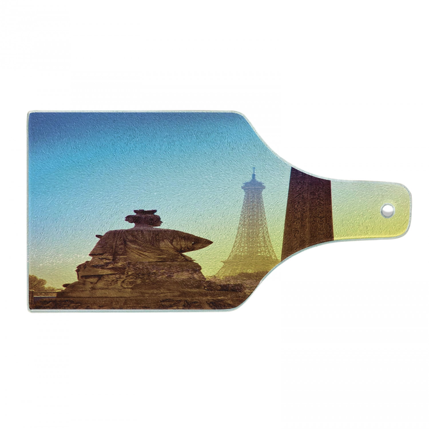 Eiffel Tower Cutting Board, France Place De La Concorde Obelisk and the ...