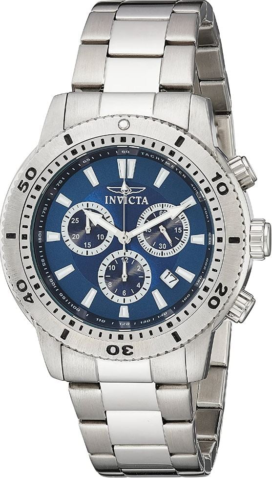 Invicta Men's Specialty Chronograph Stainless Steel Swiss Watch ...