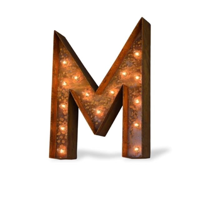 Iconics Indoor & Outdoor Letter M Icon Marquee Light Sign - Walmart.com