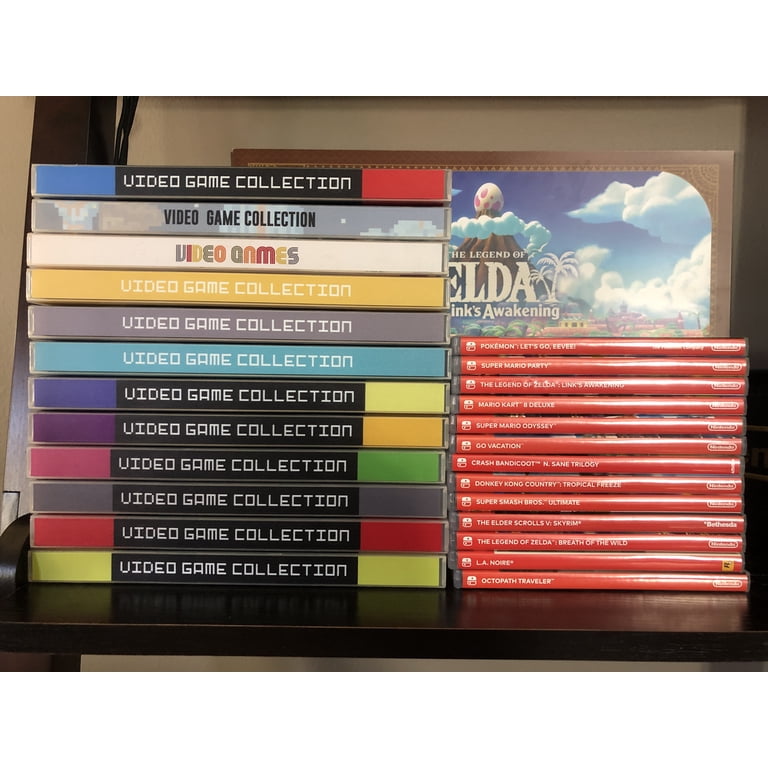 Stack Of Video Game Cases