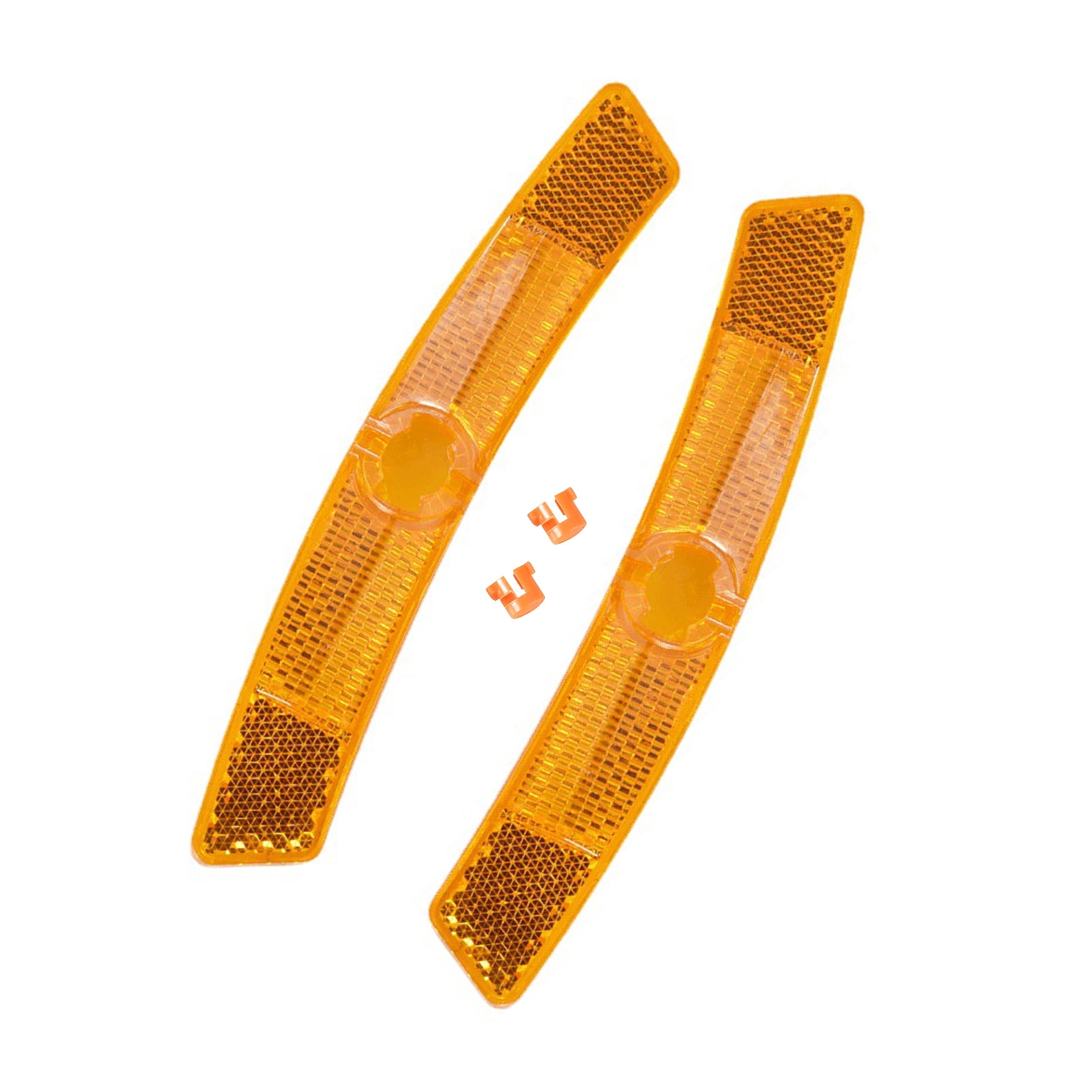 huanledash 1 Set Bike Spoke Reflector Double Reflective High Brightness ...