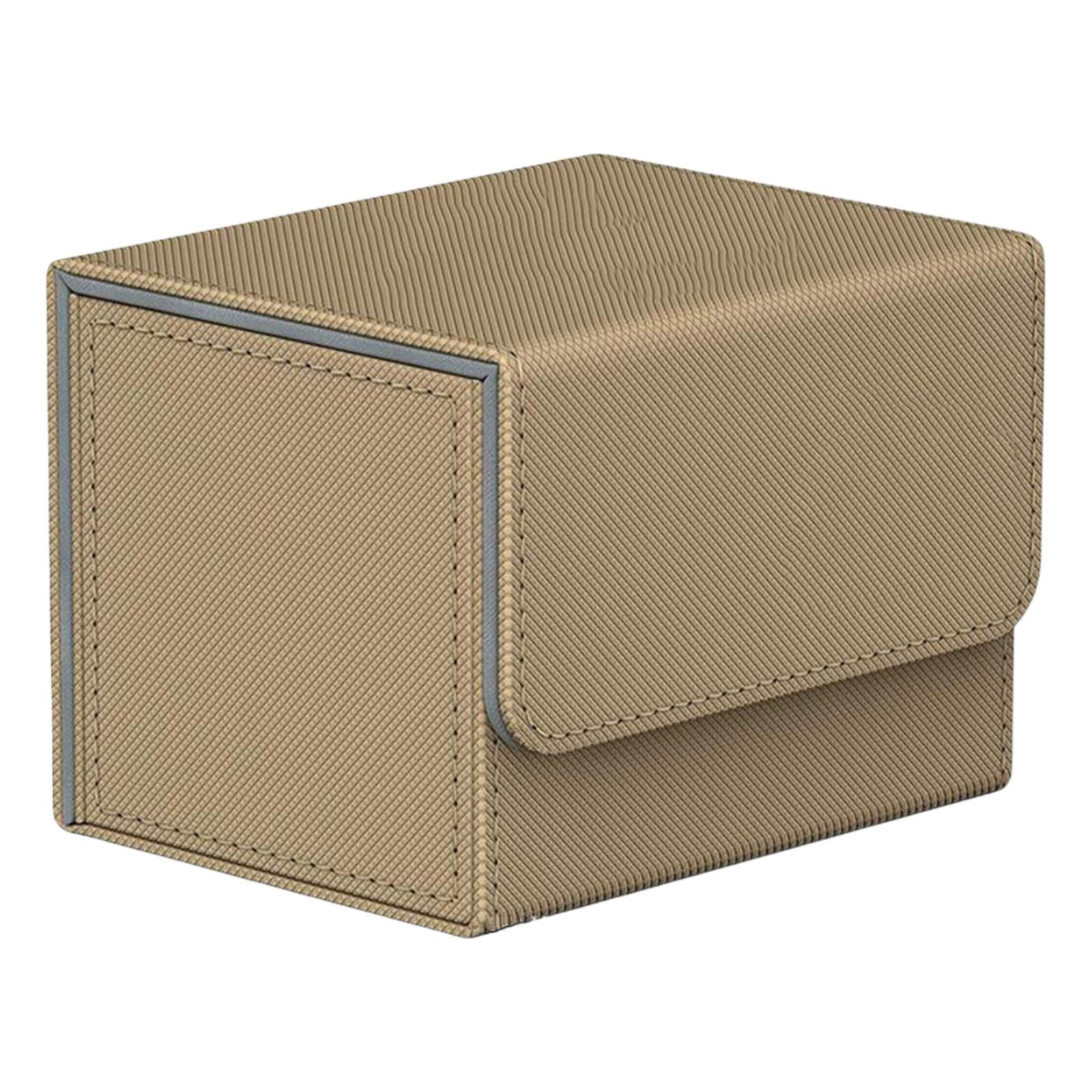 Sturdy Trading Card Deck Box- Standard Cards Storage Organizer Holder ...