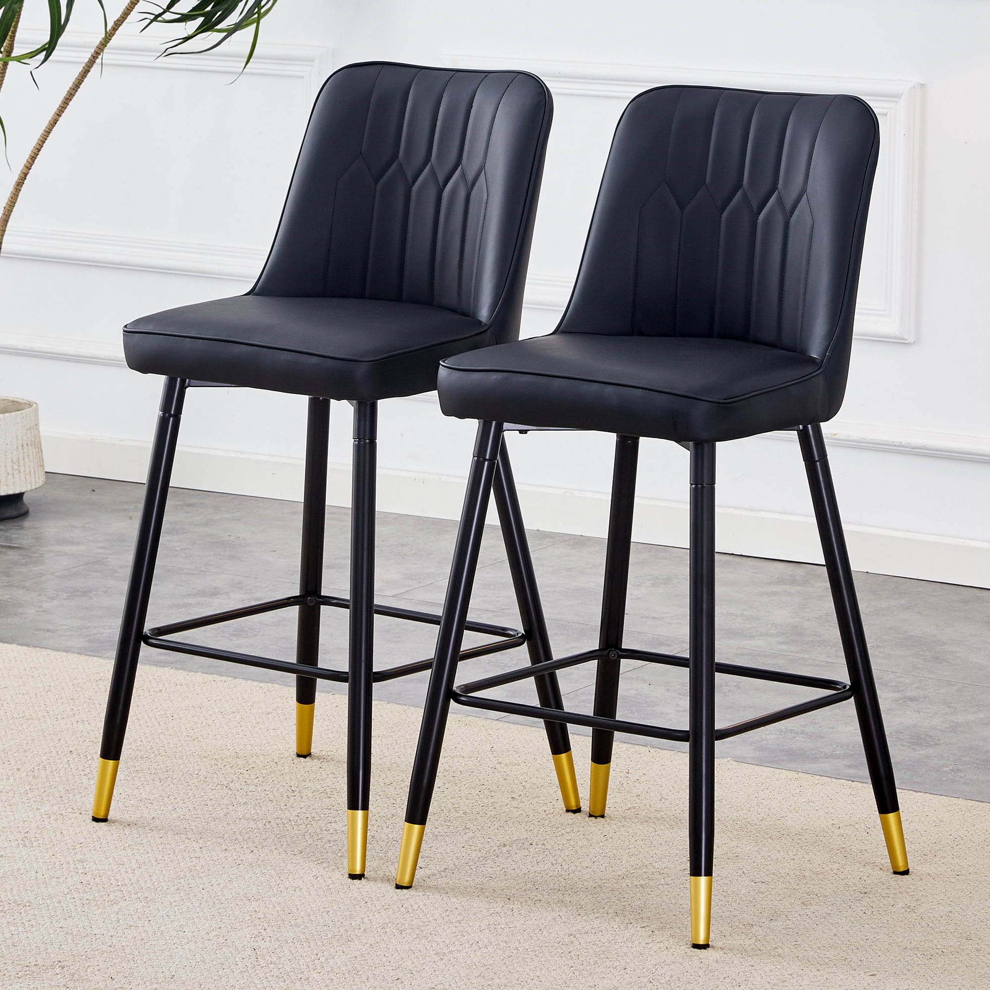 Click here for Noble House 2-Piece Bar Chair Set 39.3 Height blac... prices