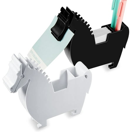 2 Pieces Desktop Memo Holder Horse Memo Dispenser Animal Note Clip with ...