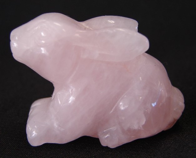 Rose Quartz Rabbit Statue by Feng Shui Import LLC - Walmart.com