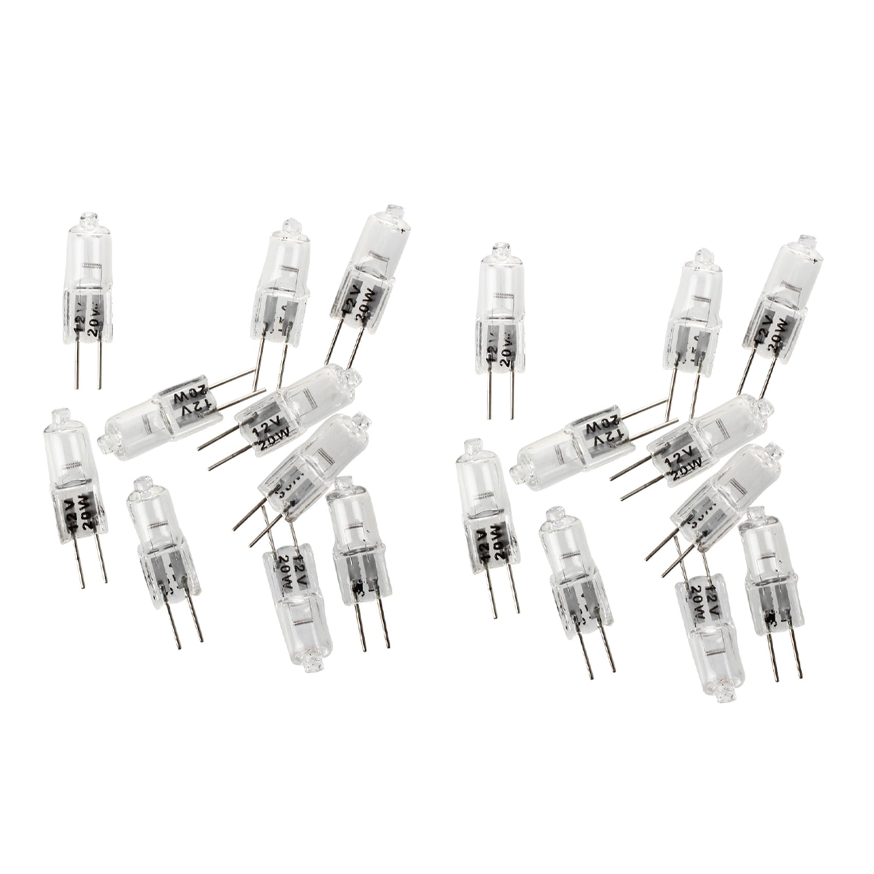 Click here for Geloo 20 X G4 12v 20w Clear Halogen Capsule Lamp L... prices