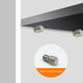 20Pcs Cabinet Bracket Shelf Support Peg Replacement Embed Nut Screw ...