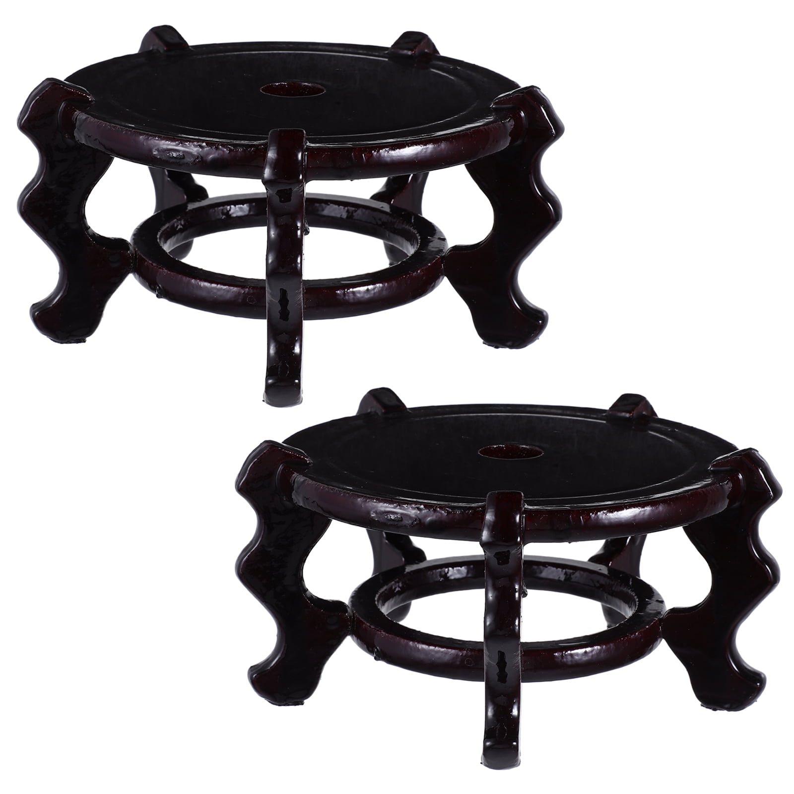 Click here for Etereauty 2pcs Wooden Plant Stands Oriental Style... prices