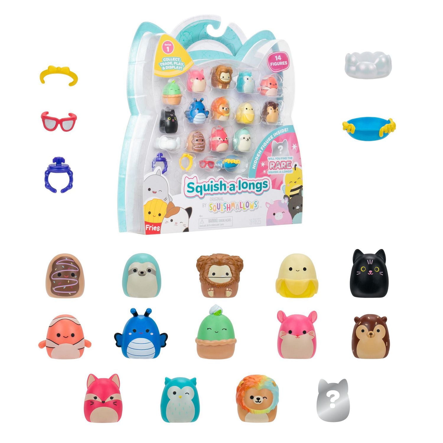 Click here for Squish-A-Longs - 14 Pack (14 Fig  5 Accy) (Style 1... prices