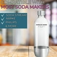 Replacement Bottle for Sodastream Carbonating Sparkling Water Machine 1 Liter | 2 Pack - Walmart.com