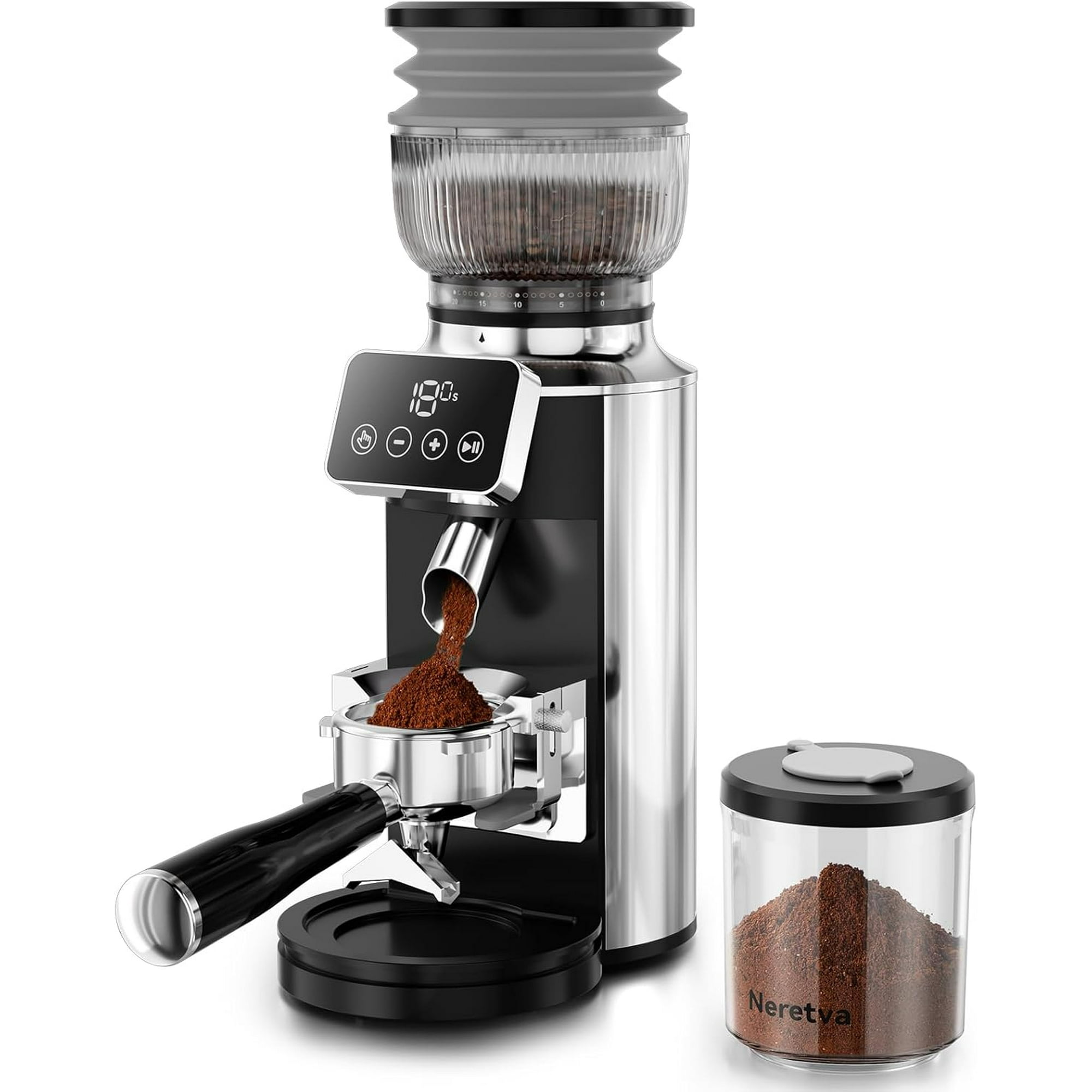 Click here for Zorvita Neretva 2-In-1 Electric Burr Coffee Grinde... prices