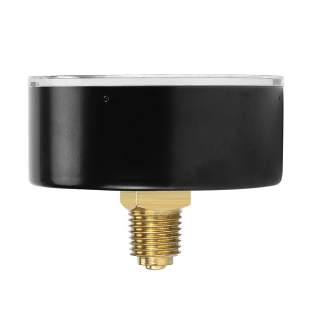1/4" Male NPT Thread Mount 0-6bar Pressure Gauge Manometer Oil pressure ...
