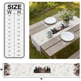 Cabin Elk Forest Table Runner Farmhouse Pine Tree Beige Vintage ...