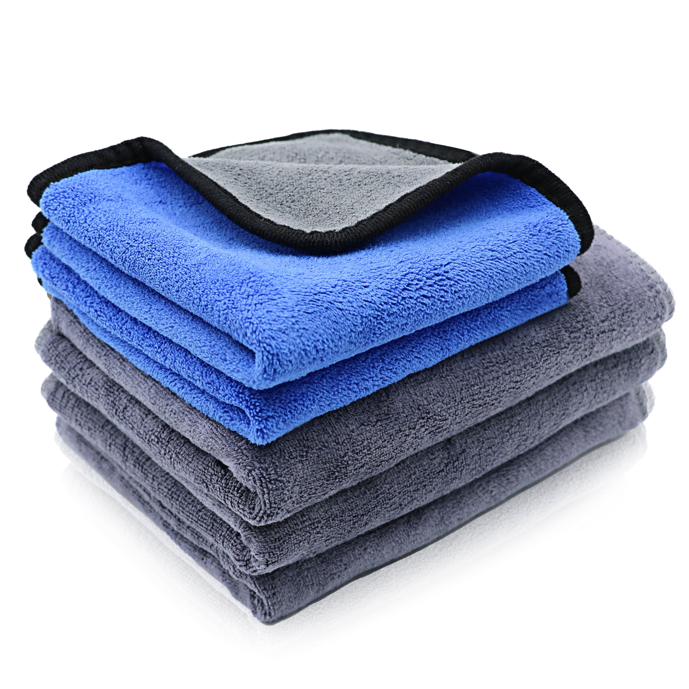Microfiber Cleaning Cloth,Pack of 3 Quick Drying Towels (16x24 inch) +2 ...