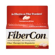 FiberCon Fiber Therapy for Regularity Supplement 140 Caplets - Walmart.com