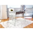 LumiSource Glacier Glass Office Desk - Walmart.com