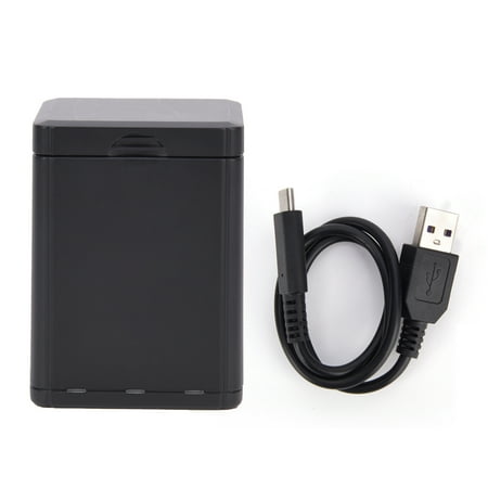 Battery Charger, 3 Port PC RC Battery Charging Box Black Safe For Tello ...