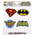 DC Comics Hero Logos Assorted 4-Count Mini Patches - Walmart.com