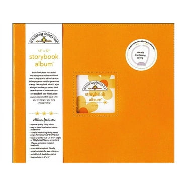 Doodlebug Storybook Album 12"X12"-Coral - Walmart.com