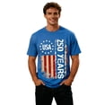 250th Anniversary USA Mens T Shirts Crewneck Graphic Tee Short Sleeve ...