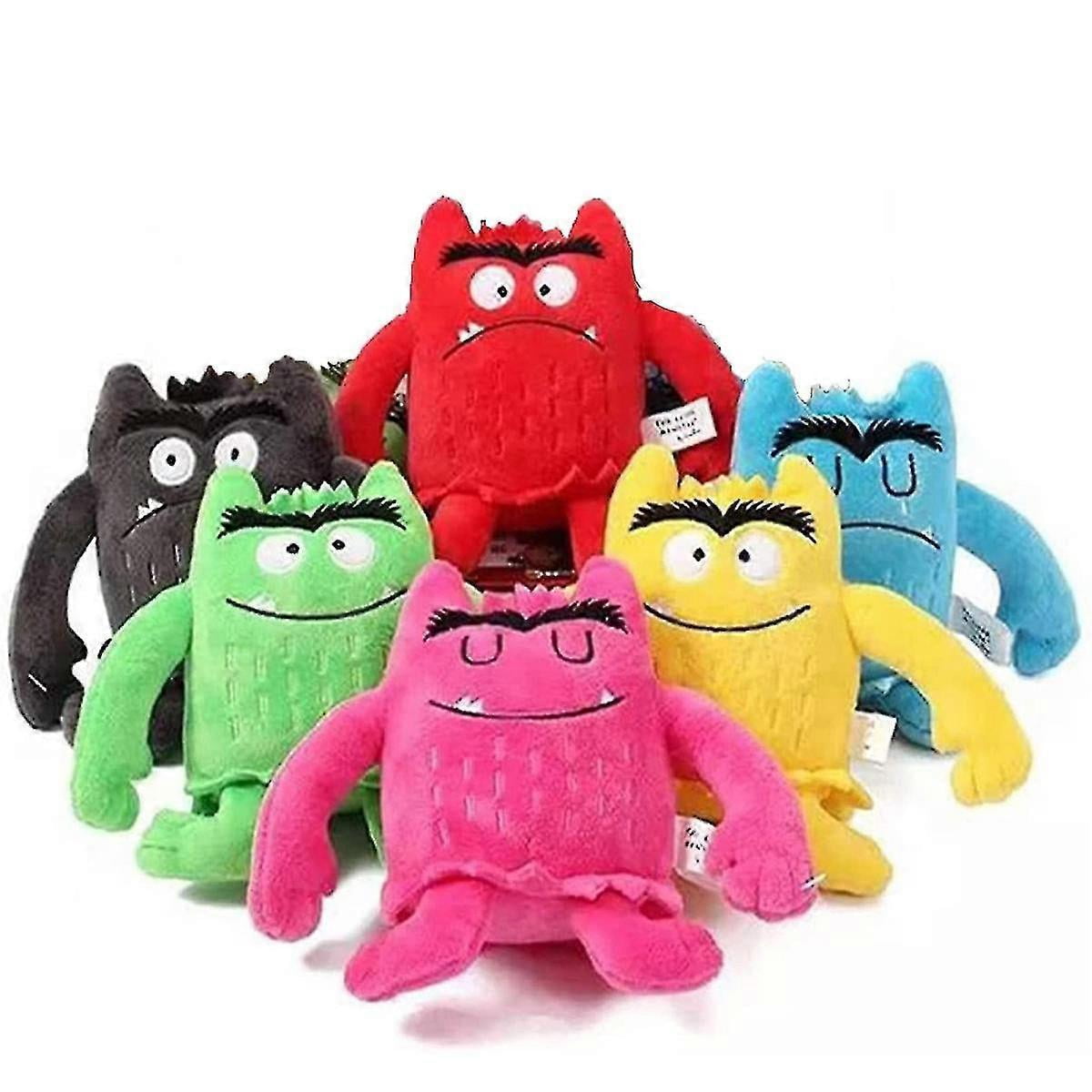 Muñeco de peluche de monstruo de colores, pequeño monstruo emocional, 6 ...