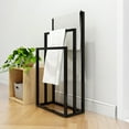 Metal Freestanding Towel Rack, 3 Tiers Hand Towel Holder Organizer ...
