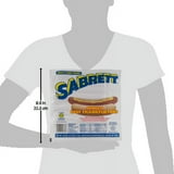 Sabrett Skinless Beef Hot Dogs 40 oz Fully Cooked Grill Ready Hickory ...