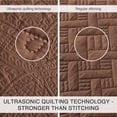 Coin Pattern Brown Twin (68"x86") Bedding Quilt Set - Walmart.com
