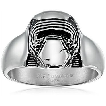 Disney Stainless Steel Star Wars 3D Stormtrooper Ring - Walmart.com