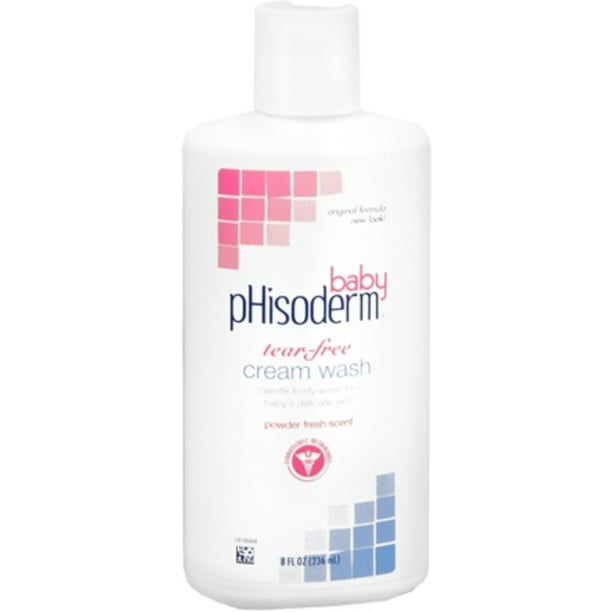 pHisoderm Baby Tear-Free Cream Wash 8 oz (Pack of 2) - Walmart.com ...