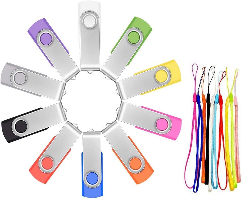 Flash Drive 16GB USB Stick Pack of 10 Memory Sticks - Bulk USB 2.0 Keys ...