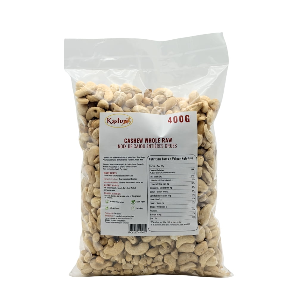 Click here for Kasturi Whole Raw Cashews  400g  Unsalted  Unroast... prices