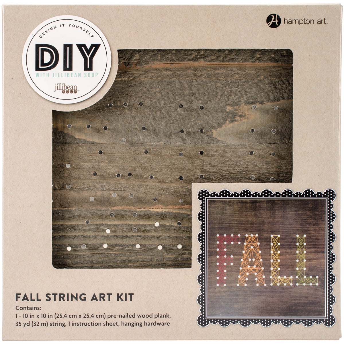 String Art Kit 10"X10"X.5"-Fall - Walmart.com