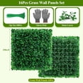 16 Pcs 10" X 10" Artificial Grass Wall Panels, UV-Resistant Fake ...