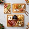 BEINGMATE Care 3-Piece Deep Carbonized Bamboo Cutting Board Set with ...