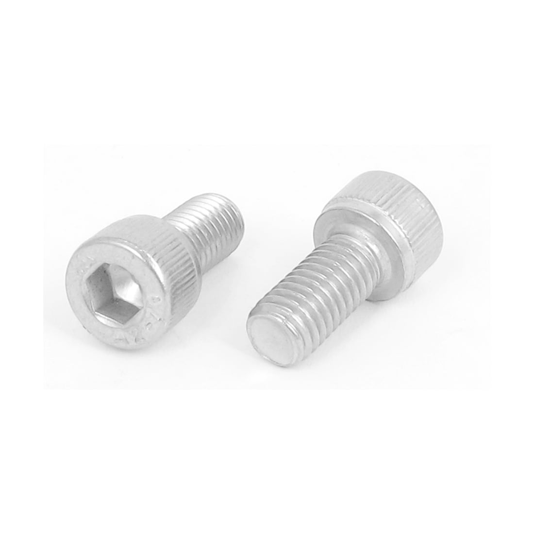 M8x16mm Thread 304 Stainless Steel Hex Key Bolt Socket Head Cap Screws ...