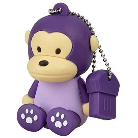 Aneew Cartoon Purple Pendrive 32GB Monkey Animal USB Flash Drive Memory ...