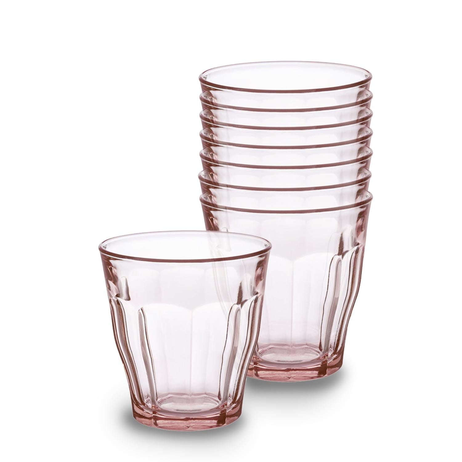 Click here for Duralex Picardie Pink Glass Tumbler 250ml  Set Of... prices