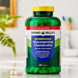 Spring Valley Triple Strength Glucosamine Chondroitin Tablets Dietary ...