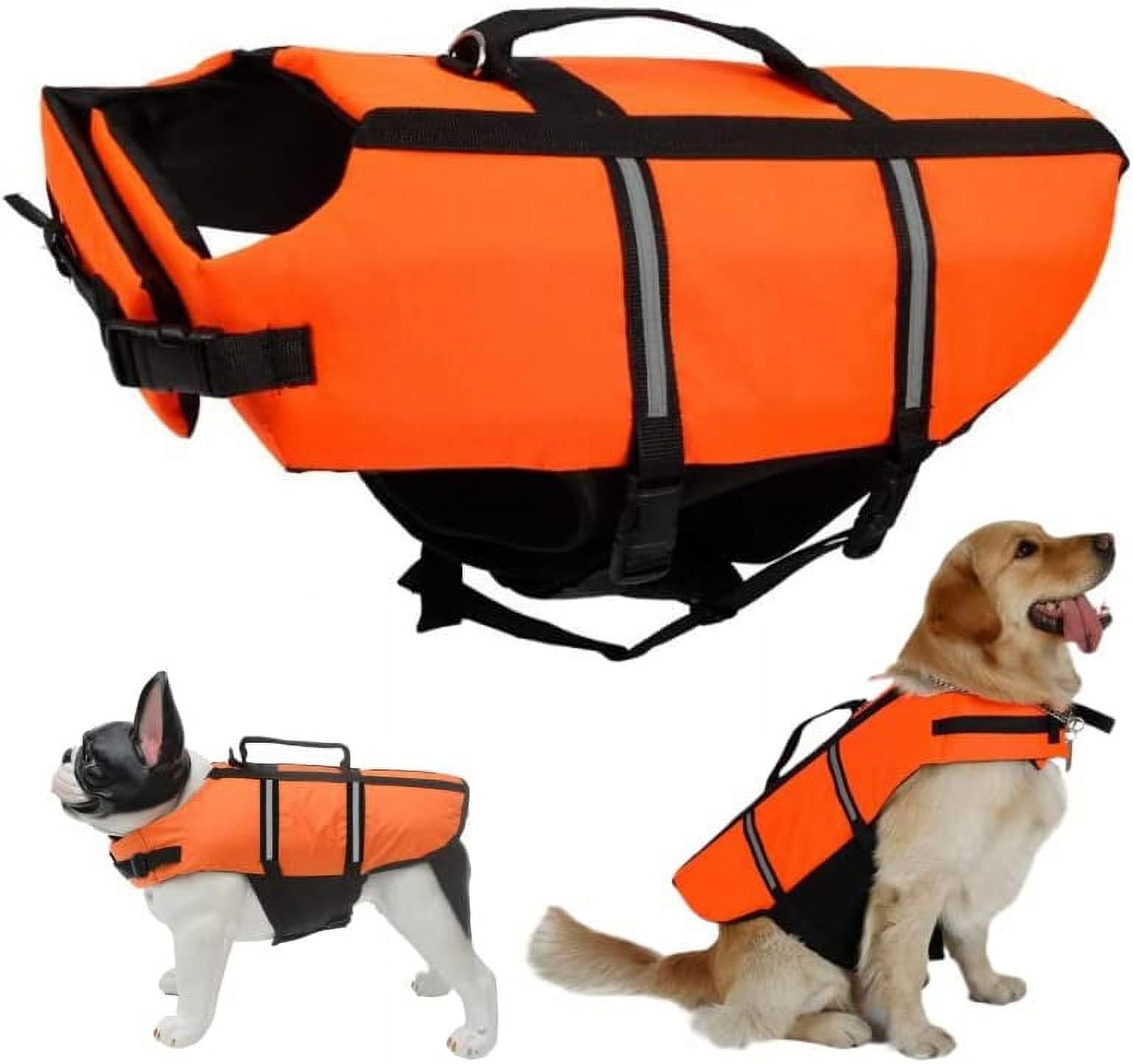 Chaleco salvavidas para perros, chaleco salvavidas naranja para perros ... Chaleco salvavidas para perros, chaleco salvavidas naranja para perros ...