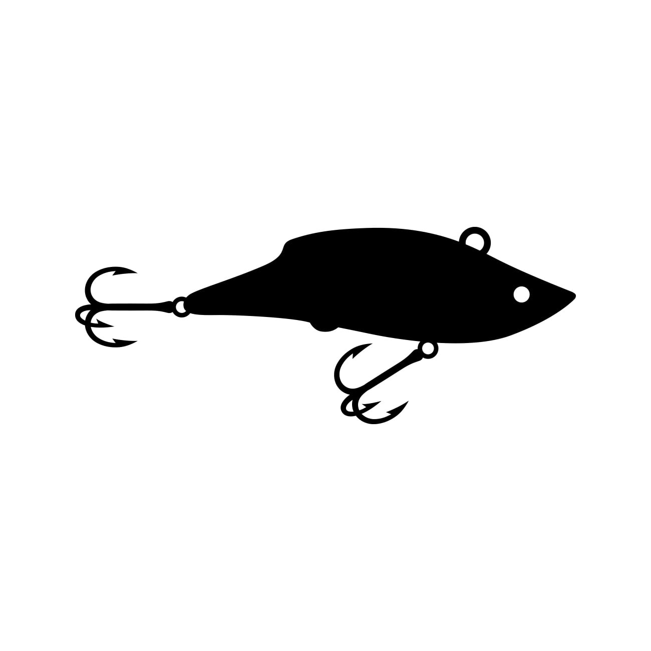 Fishing Lure Sticker Decal Die Cut - Self Adhesive Vinyl - Weatherproof ...