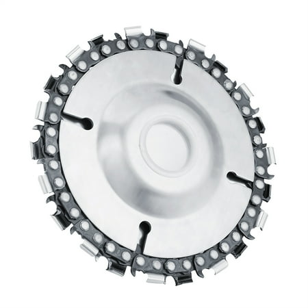 Tbest Wood Carving Chain Disc,4 Inch Grinder Chain Disc 22 Tooth Wood ...