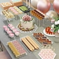 3 Pack Dessert Table Display Set, Clear Acrylic Desert Stands Buffet ...