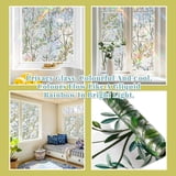 Style-Carry Window Film Privacy Covering, Static Glass Sticker, 17.5" x ...