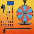 12 Inch Heavy Duty Spinning Prize Wheel with stand,10 Color Slots ...