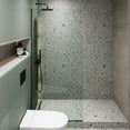 Fine Fixtures Single Fixed Glass Shower Panel - Clear Tempered ...