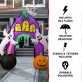Haunted Hill Farm Outdoor Inflatable Haunted House Arch Halloween ...